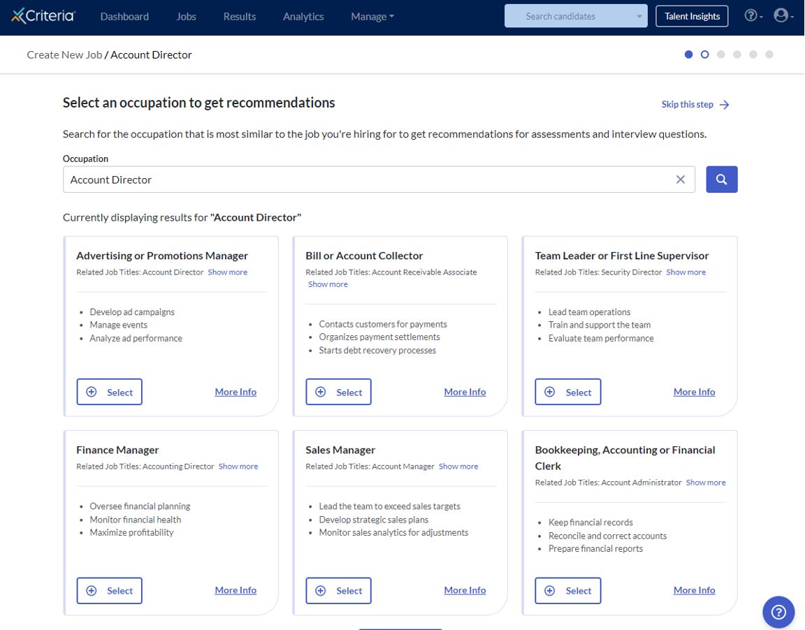 Product Update: Structured Interviewing Added to the Job Profiler | Criteria Corp